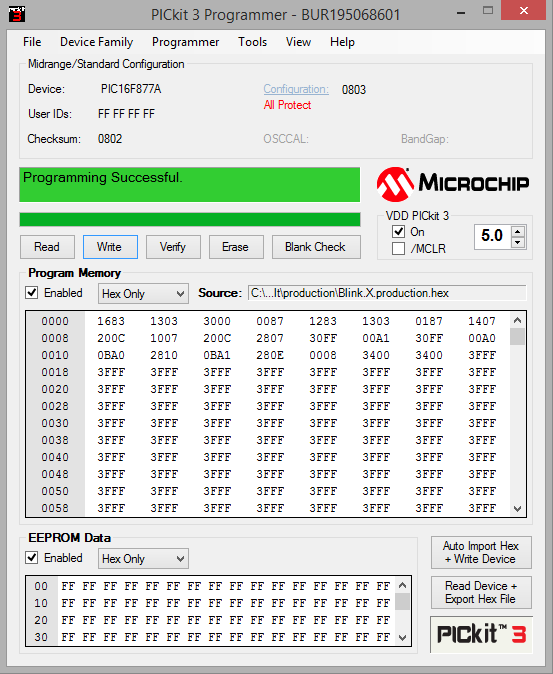 Programming a PIC Microcontroller in Assembly Code, Blink an LED PIC16F877A – Welcome to ...